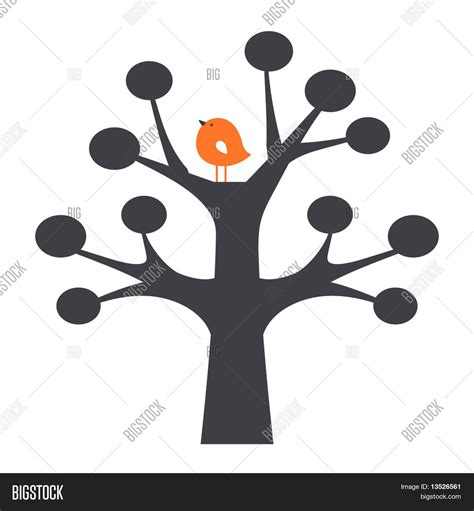 Vector Bird Tree Vector And Photo Free Trial Bigstock