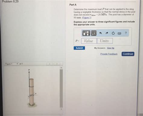 solved determine the maximum load p that can be applied to