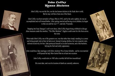 Discover More Like Freakshow Freak Of The Week John Coffey The Human