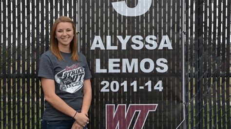 Lady Buffs Honor Alyssa Lemos With Saturday Ceremony At Schaeffer Park