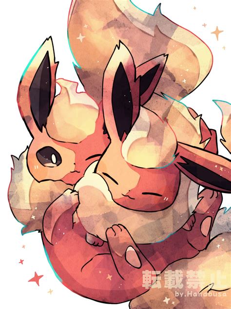 Flareon Pokemon Drawn By Hanabusaoekaki Danbooru