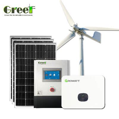 Hybrid Wind Solar Generator 100kw Hybrid Wind Solar System For