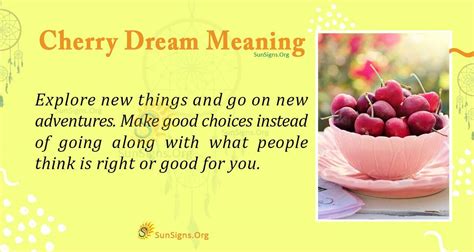 Dream Meaning Of Cherry Interpretation And Symbolism Sunsignsorg
