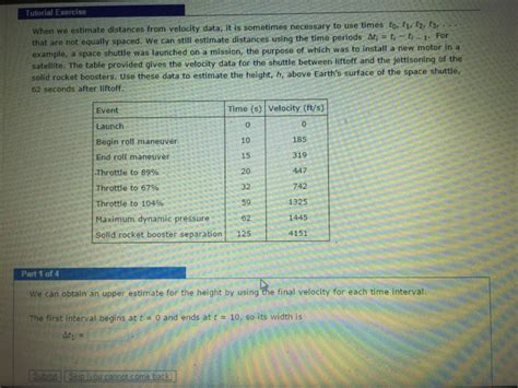 solved when we estimate distances from velocity data it is