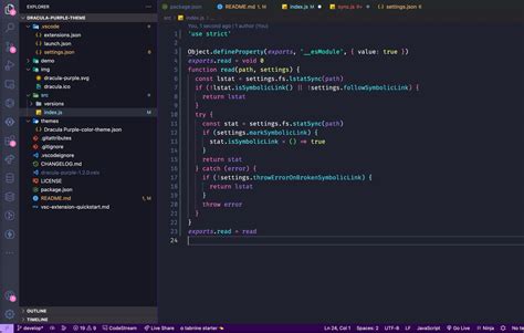 Github Cbasdev Dracula Purple Theme Extended Dracula Theme For Vscode