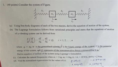 Solved Points Consider The System Of Figure A Chegg