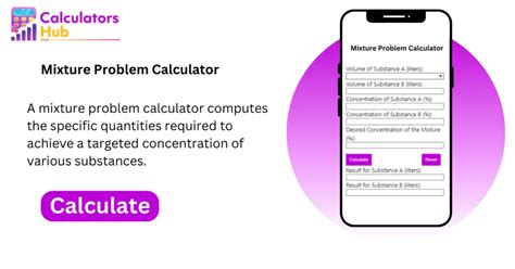 Mixture Problem Calculator Online