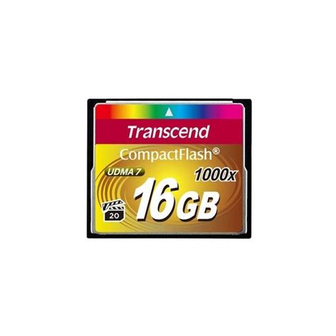 Transcend Compact Flash 1000x 16GB NZ Prices - PriceMe