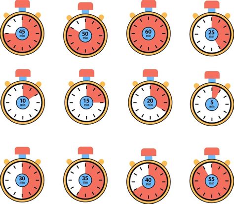 Premium Vector Timer And Stopwatch Vector Flat Design Collection