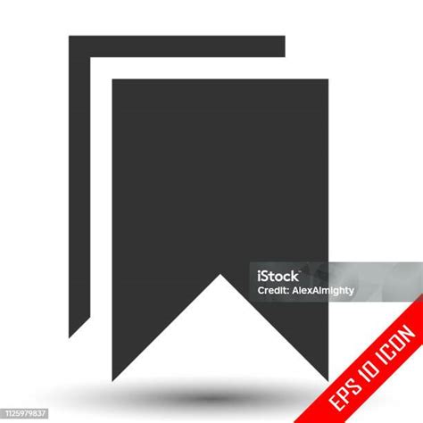 書簽圖示簡單的平面標誌的書簽在白色的背景向量例證向量圖形及更多出版物圖片 出版物 加號 字典 Istock