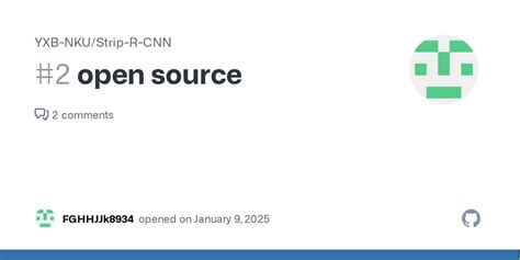 Open Source Issue YXB NKU Strip R CNN GitHub