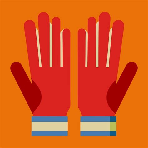 Coloring Gloves Vector Premium Ai Generated Vector