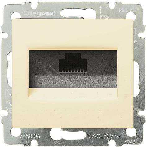 Legrand Valena béžová datová zásuvka RJ45 Cat. 5e UTP 774138 | K&V ...
