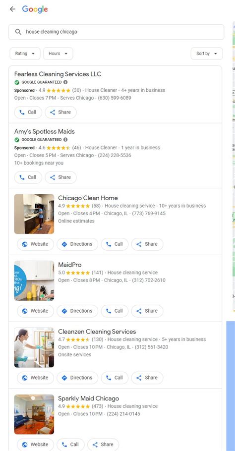 Results Are Different On Search And In Maps Local Search Local