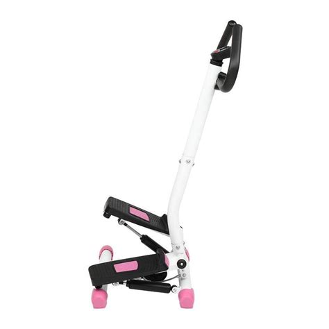 Stepper Handle Bar Fitness Machine Exercise Stair Cardio Training White And Pink Ebay