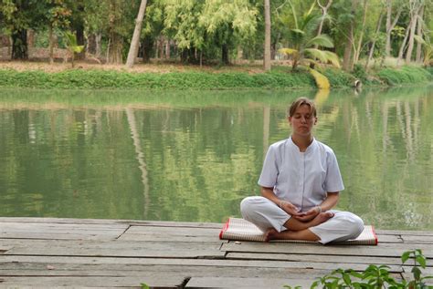 Meditation By The Lake Free Stock Photo - Public Domain Pictures