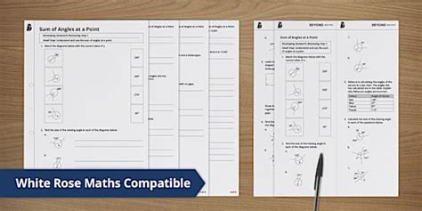 👉 Sum Of Angles At A Point Teacher Made Twinkl