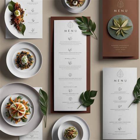 Elegant Menu Design For Fine Dining A Fusion Of Aesthetic And Culinary
