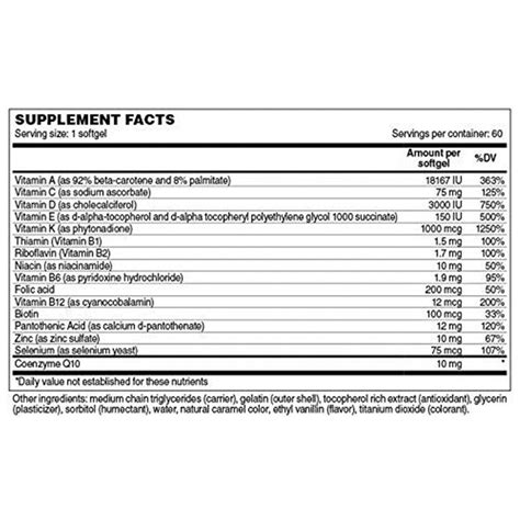Dekas Plus Softgels Multivitamin And Mineral Supplement Vivus