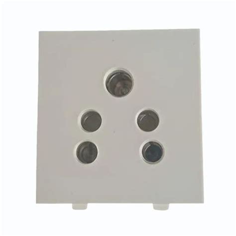 5a 5 Pin Modular Switch Socket Polycarbonate At ₹ 25piece In Warangal