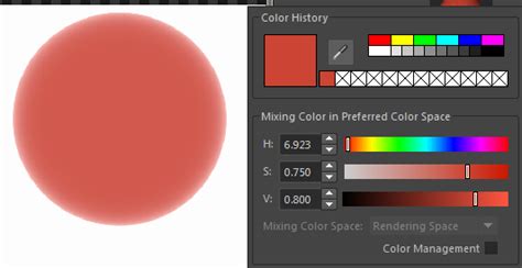 Help Color Management In Maya Polycount