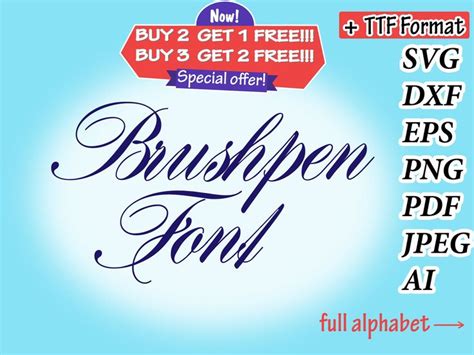 Calligraphy Alphabet Svg Fonts Cut File Calligraphy Font Svg