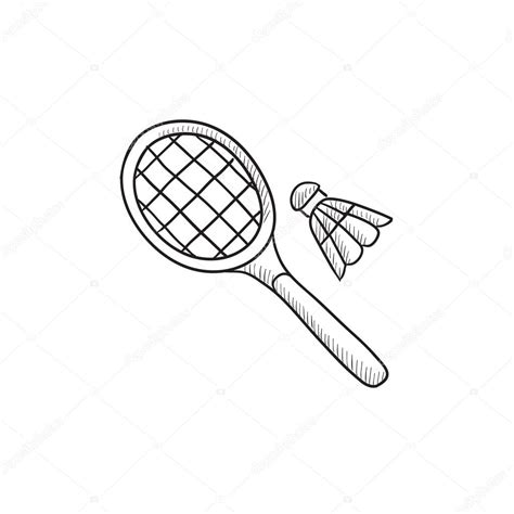 Badminton Drawing At Getdrawings Free Download