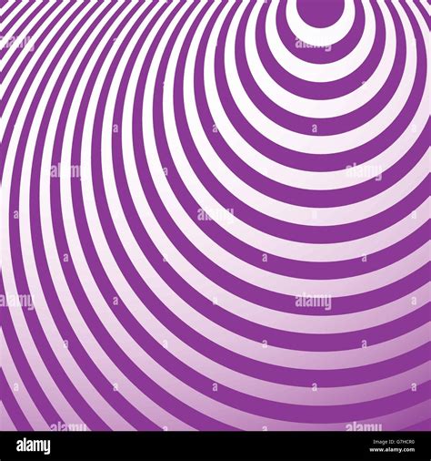 Radiating Circles Pattern Creative Monochrome Background In Square Format Ovals Ellipses In