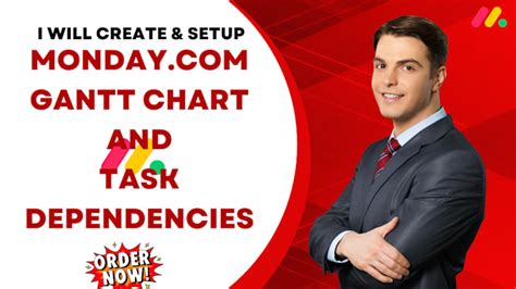 Create Gantt Charts And Task Dependencies In Monday Dot Com By Adams