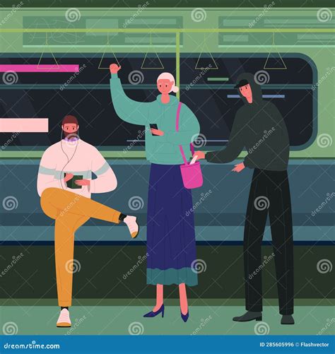 Burglar Stealing Museum Exhibits Crime Scene Stealing Theft Concept Robber Holding Picture