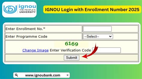 ignou login with enrollment number 2025 step by step guide