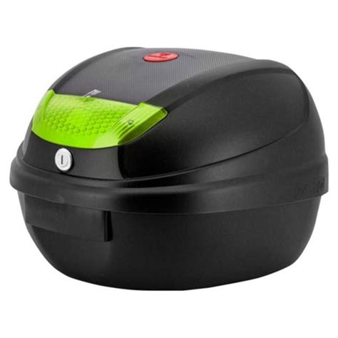 Caja Trasera Con Reflejante Verde 30 Litros Tomcat Multimotomx