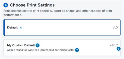 Print Settings Guide