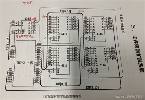 计算机组成原理——实验2：tec 2机存储器部件实验 csdn博客