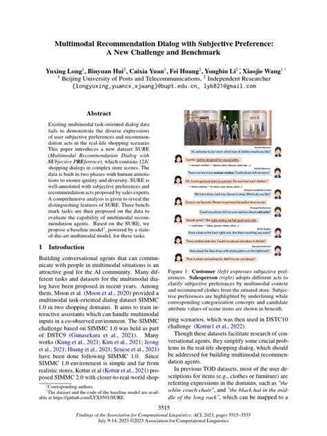 23 Multimodal Recommendation Dialog With Subjective Preference Anewchallenge And Benchmark