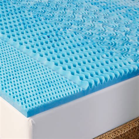 Arctic Sleep 15 Cooling Gel 5 Zone Memory Foam Topper Twin