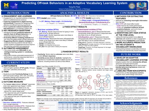 Pdf Predicting Off Task Behaviors For Adaptive Vocabulary Learning