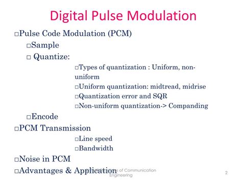 Ppt Pulse Modulation Powerpoint Presentation Free Download Id3686204