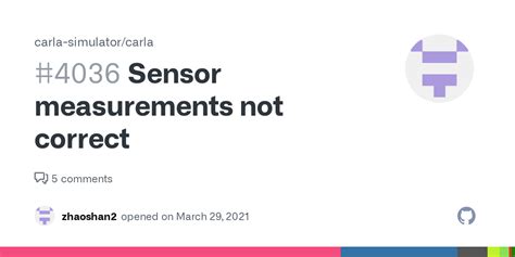 Sensor Measurements Not Correct · Issue 4036 · Carla Simulatorcarla