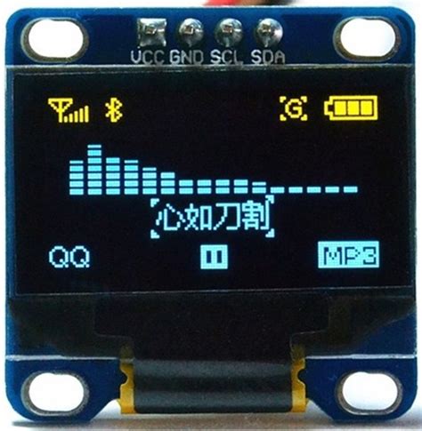 Display Module I C Ssd Iic Spi Serial X Oled Pins Gul Bl Min Arduino