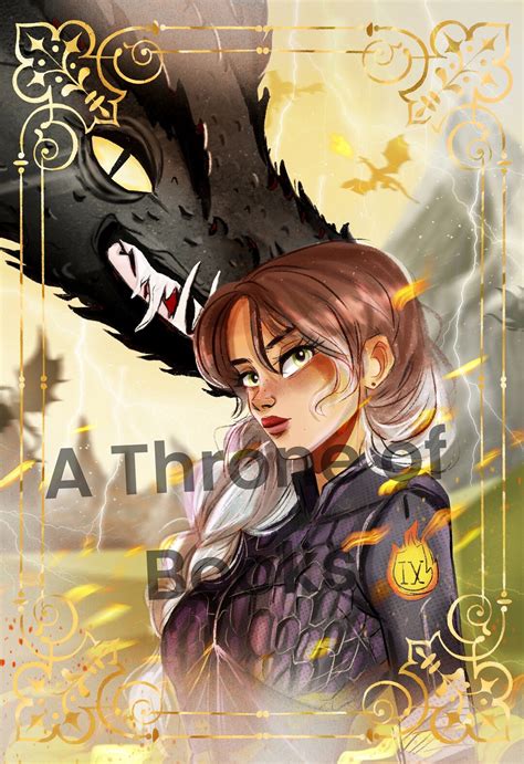 Violet Sorrengail Officially Licensed Print Fourth Wing Etsy