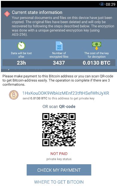 doublelocker android ransomware locks your screen and encrypts your data