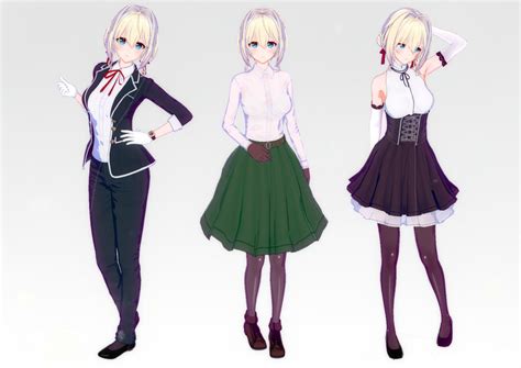 Violet Outfits Violetevergarden