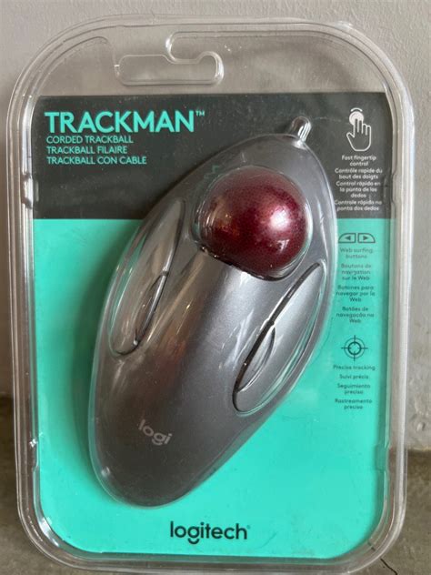 Corded Trackball Mouse Trackman From Logitech Computers Tech Parts Accessories Mouse