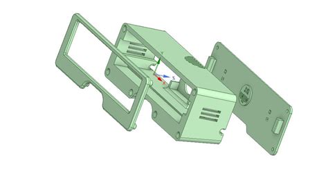 Caja Para Display MAX7219 Y WEMOS D1 Mini Box For MAX7219 And WEMOS D1