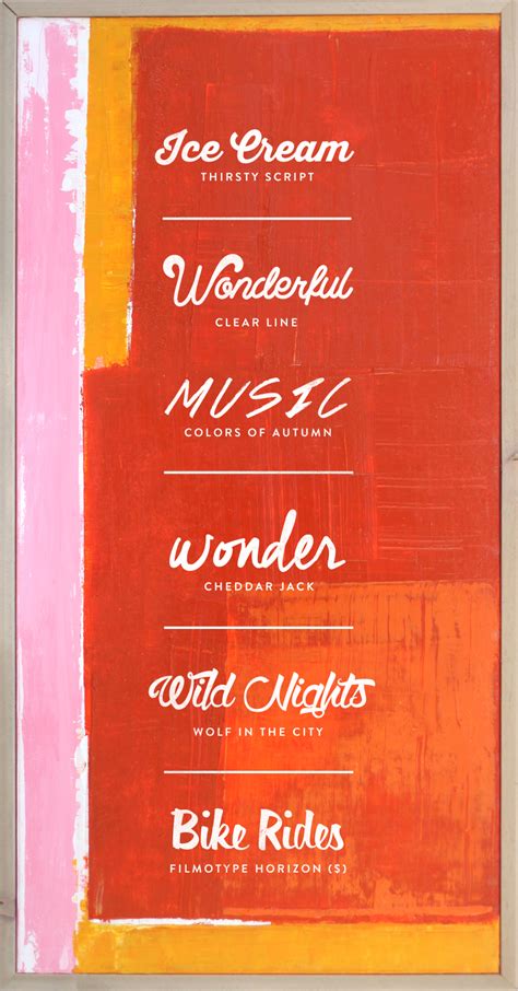 My Favorite Script And Handwritten Typefaces Making Nice In The Midwest