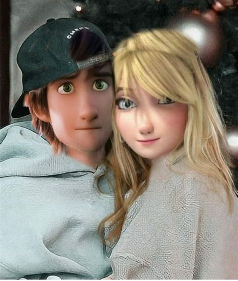 Modern Hiccup And Astrid