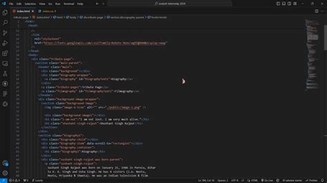 Sonia Joshi On Linkedin Codsoftinternship Webdevelopment Html Css Tributepage