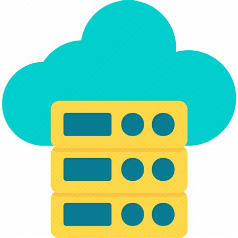 Cloud Data Iaas Infrastructure Service Server Storage Icon Download On Iconfinder