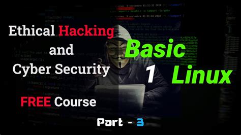 Basic Linux Learn Linux Ethical Hacking Cyber Security FREE Course Part YouTube